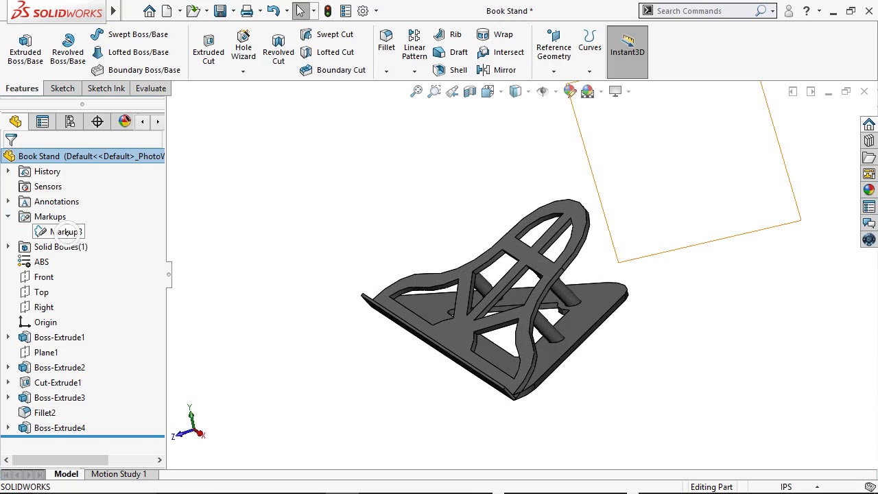 SOLIDWORKS 2019 Tutorial - Markup Feature