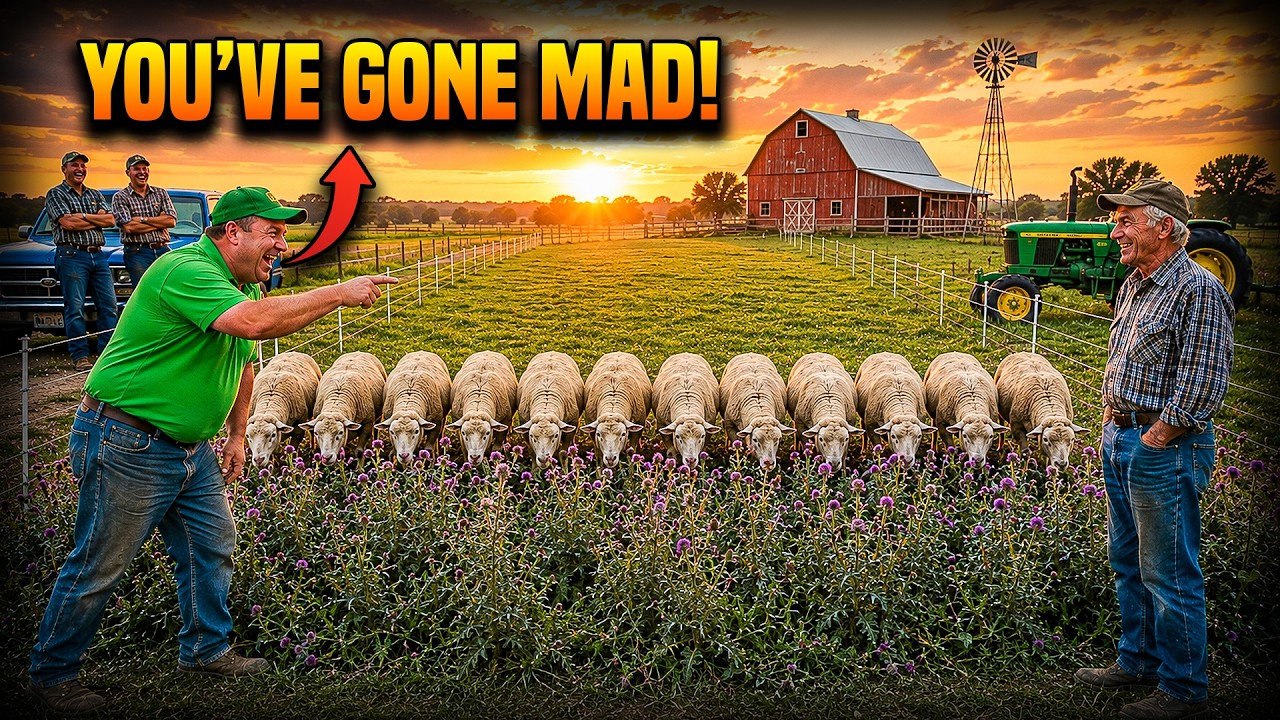 Every Farmer Fought Thistle With Expensive Chemicals — He Let His Sheep Graze It Down & Saved $6,000