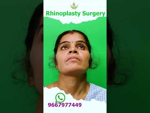 Rhinoplasty Patient’s Surgery at Care Well Medical Centre 👃✨ #shorts