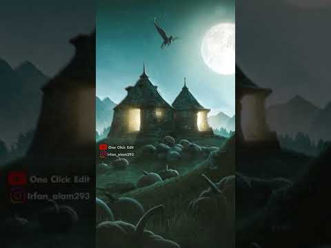Concept Art Photoshop | One Click Edit #shorts