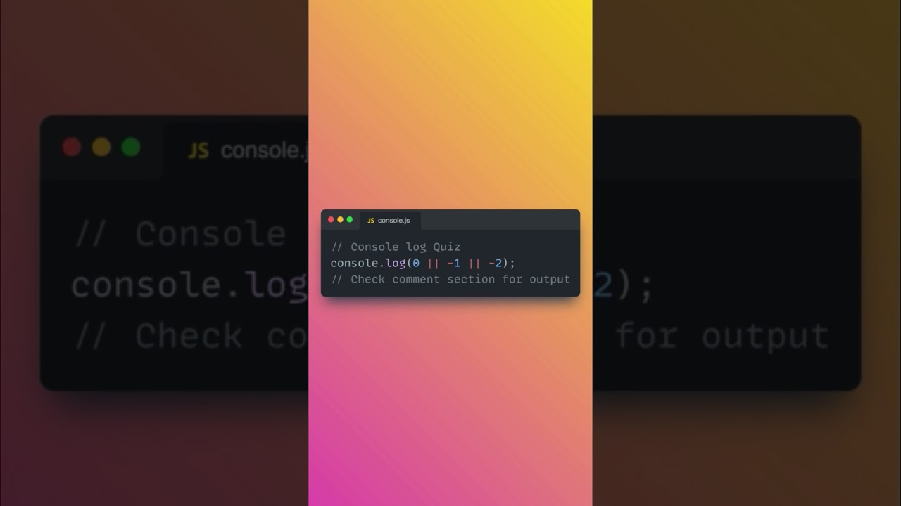 Javascript challenge 13, can you guess the output #shorts  #inventcoding