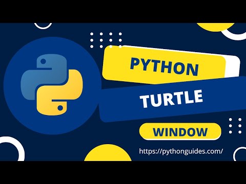 How to create window in Python Turtle | Python Turtle Window