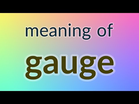 Gauge - 170 English Vocabulary Flashcards