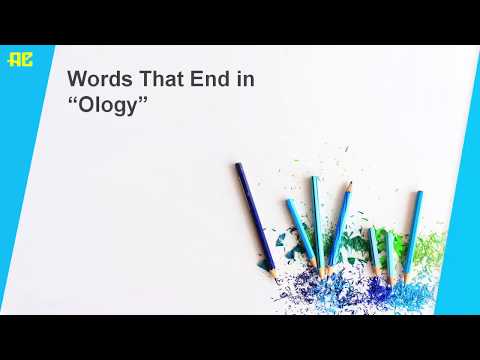 English Vocabulary - Words Ends with Ology