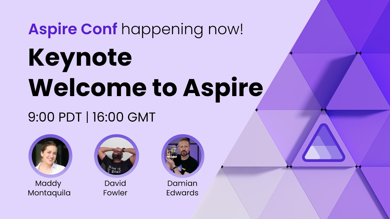 Keynote: Come Meet the New Aspire - Aspire Conf 2026