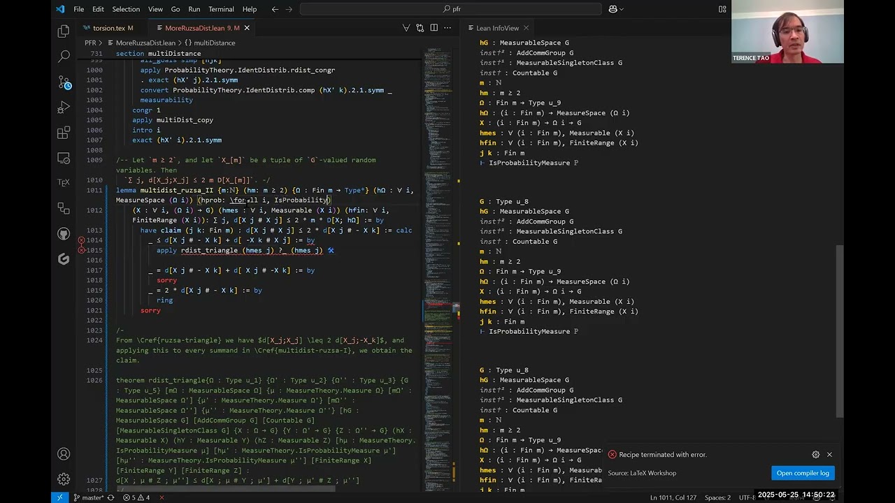 Formalizing a proof in Lean by hand