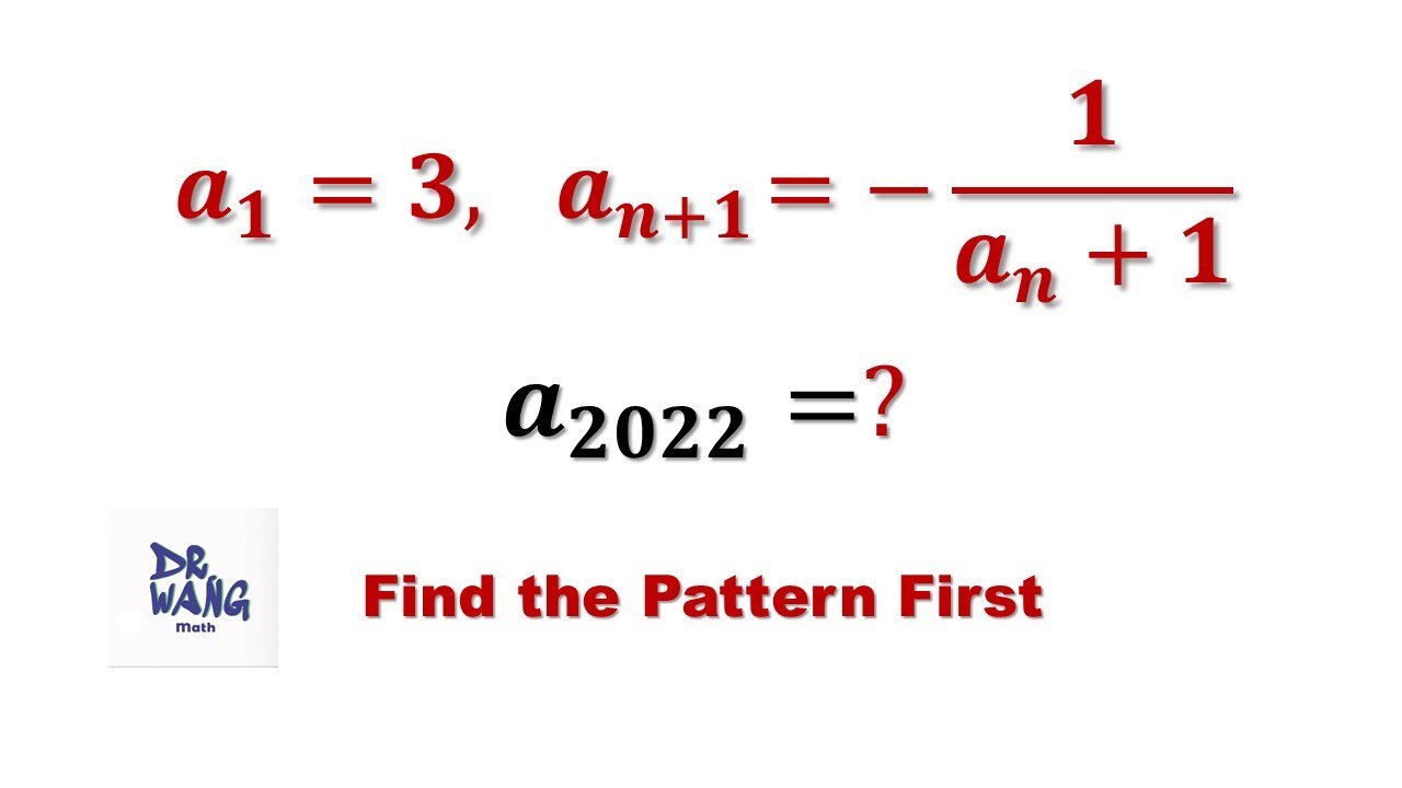 Figure Out the Pattern of the Sequence First!  Easily Comes Out the Answer