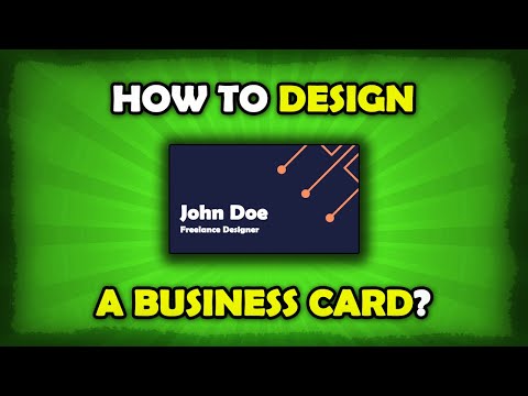 How To Design A Business Card For Free?