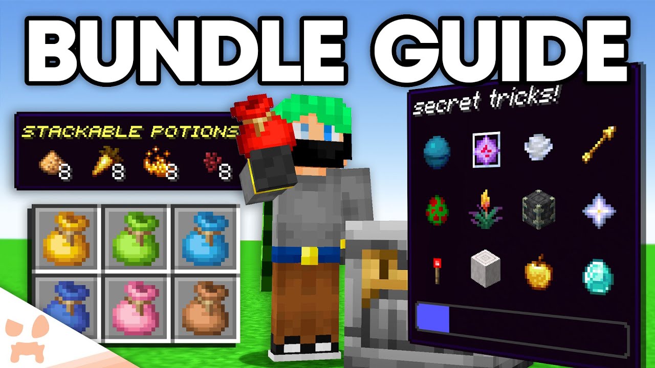 ULTIMATE MINECRAFT BUNDLE GUIDE - Stackable Potions, How To Use, Secrets, + More