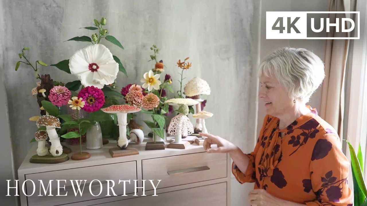 HOUSE TOUR | The Art-Filled Home & Stunning Garden of a Paper Botanical Artist | 4K