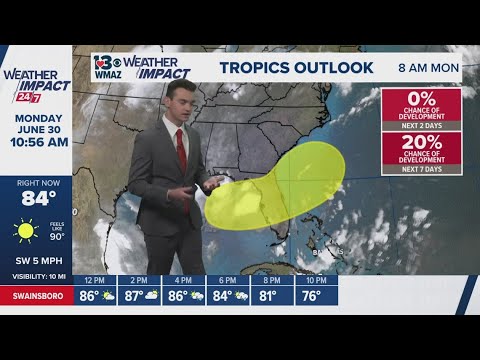 Tracking the Tropics: Barry dissipates over Mexico, potential area of development near Florida