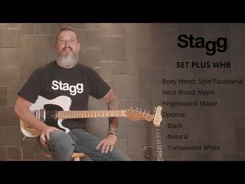 Stagg SET-PLUS WHB Vintage T Series Solid Paulownia Body | Reverb