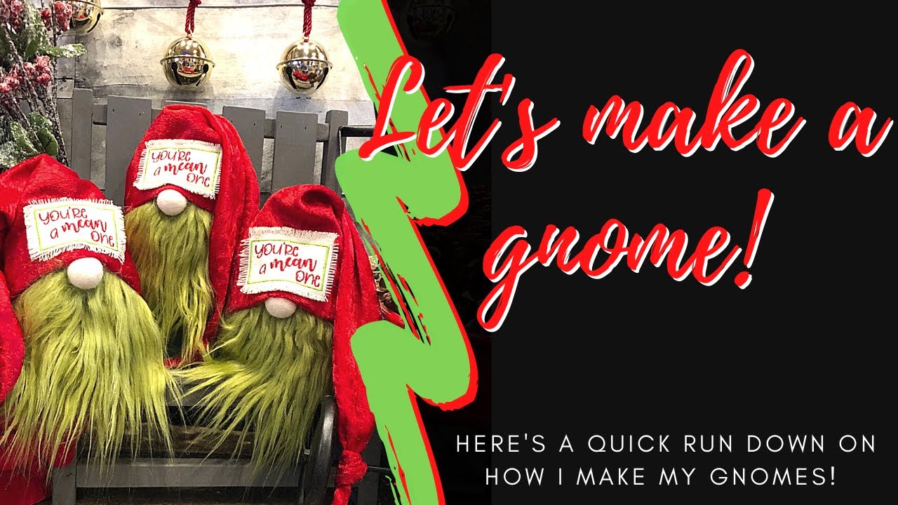 Making a Christmas Gnome Tutorial | What to sell at craft fairs | How to make a gnome | Etsy Seller