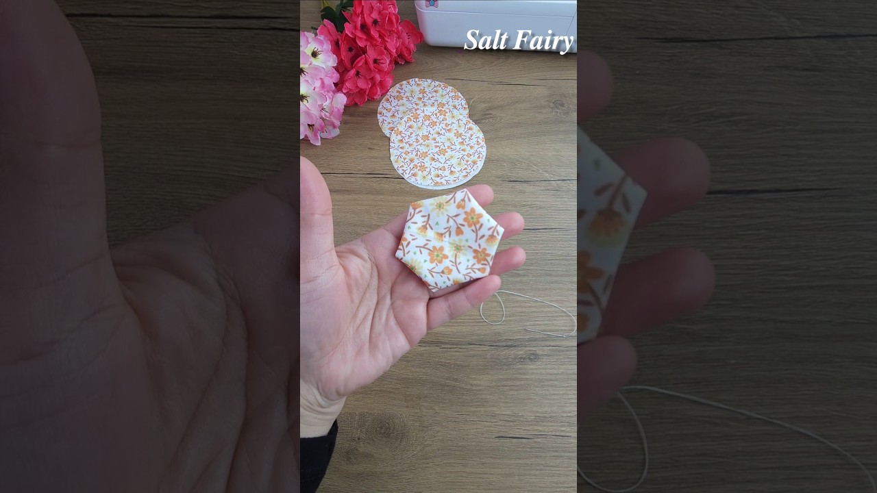 How to Make a Hexagon Without a Template – Patchwork Tutorial Part 1 #patchwork #diy #sewing