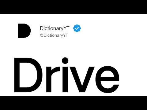 Drive Meaning in English