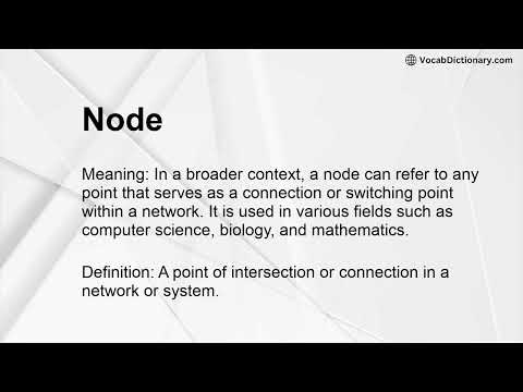 Node Meaning