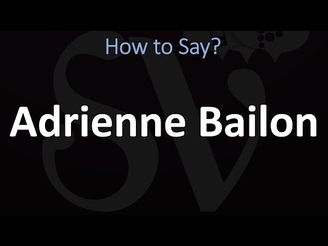 How to Pronounce Adrienne Bailon? (CORRECTLY)
