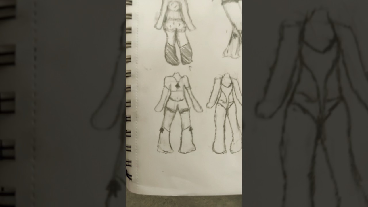 How I draw chibi body’s for clothing demonstration #ladygaga #chibi #drawing  #demos #clothes