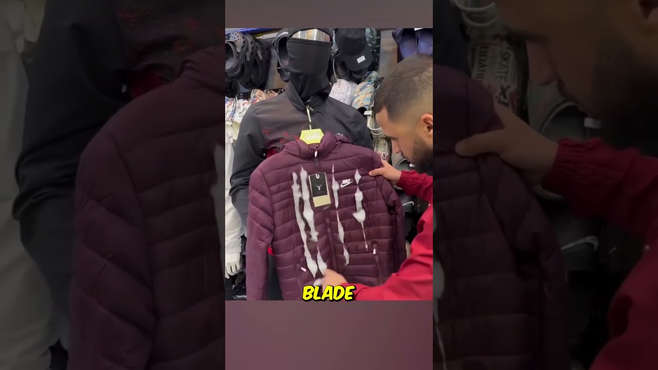 Fake Ad Jacket Trick 🧥🔪