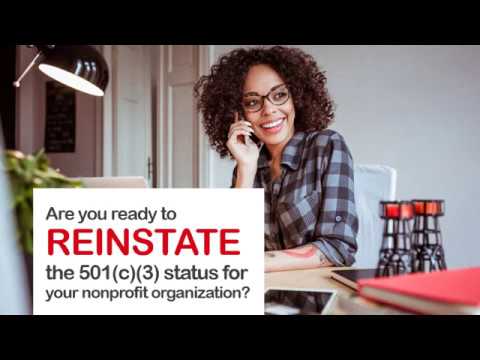 REINSTATE Your 501(c)(3) Nonprofit Status!