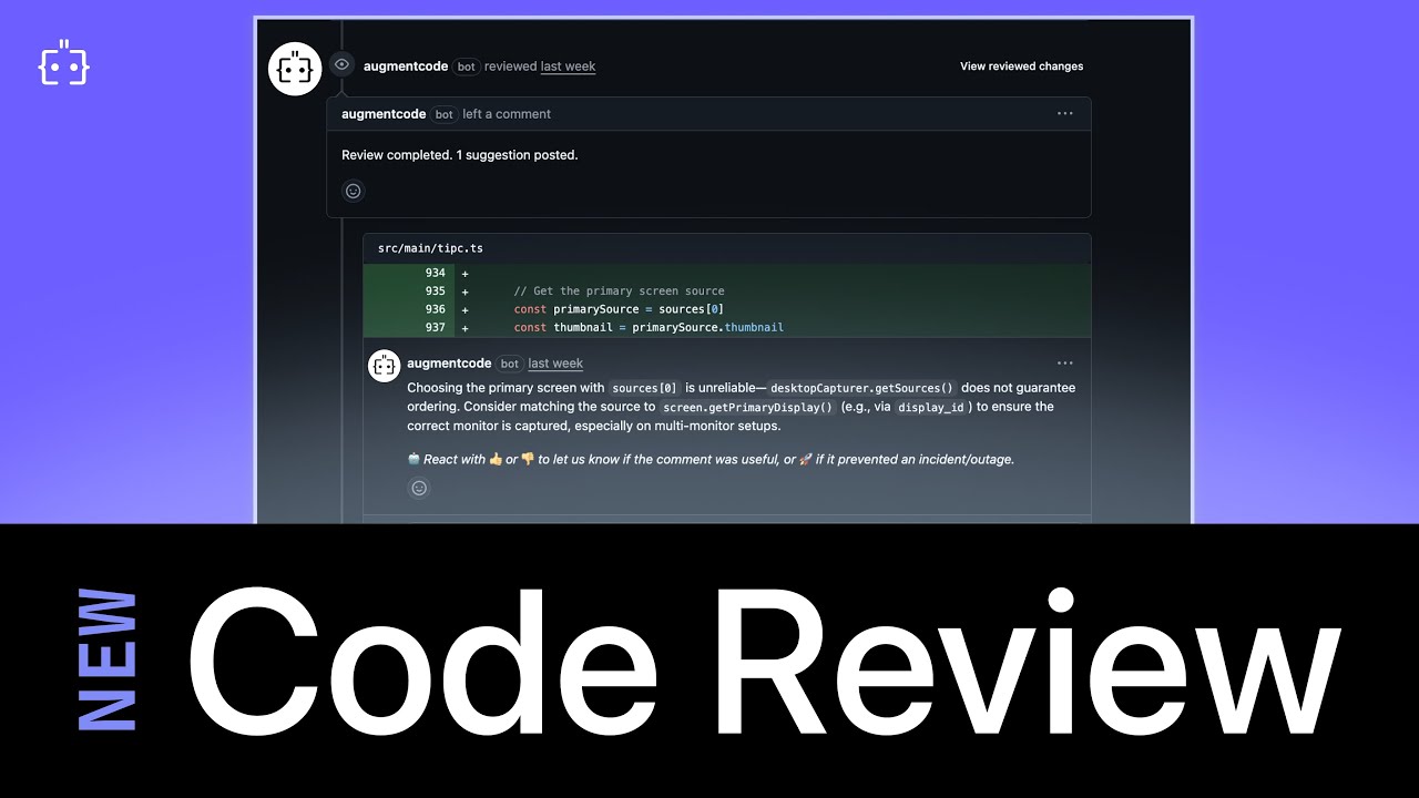 Introducing Augment Code Review