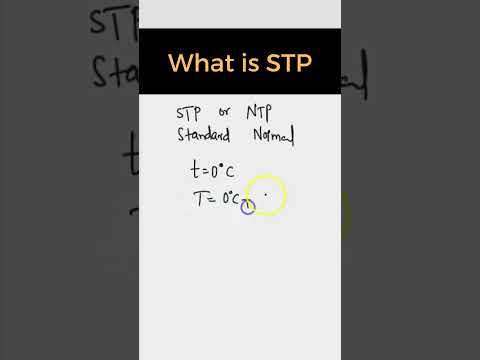 What is STP ? | Intermediate Chemistry Online Classes