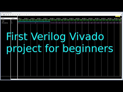 FPGA 3 - First Verilog Vivado project for beginners