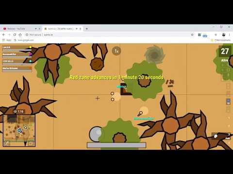 surviv io 2d battle royale game