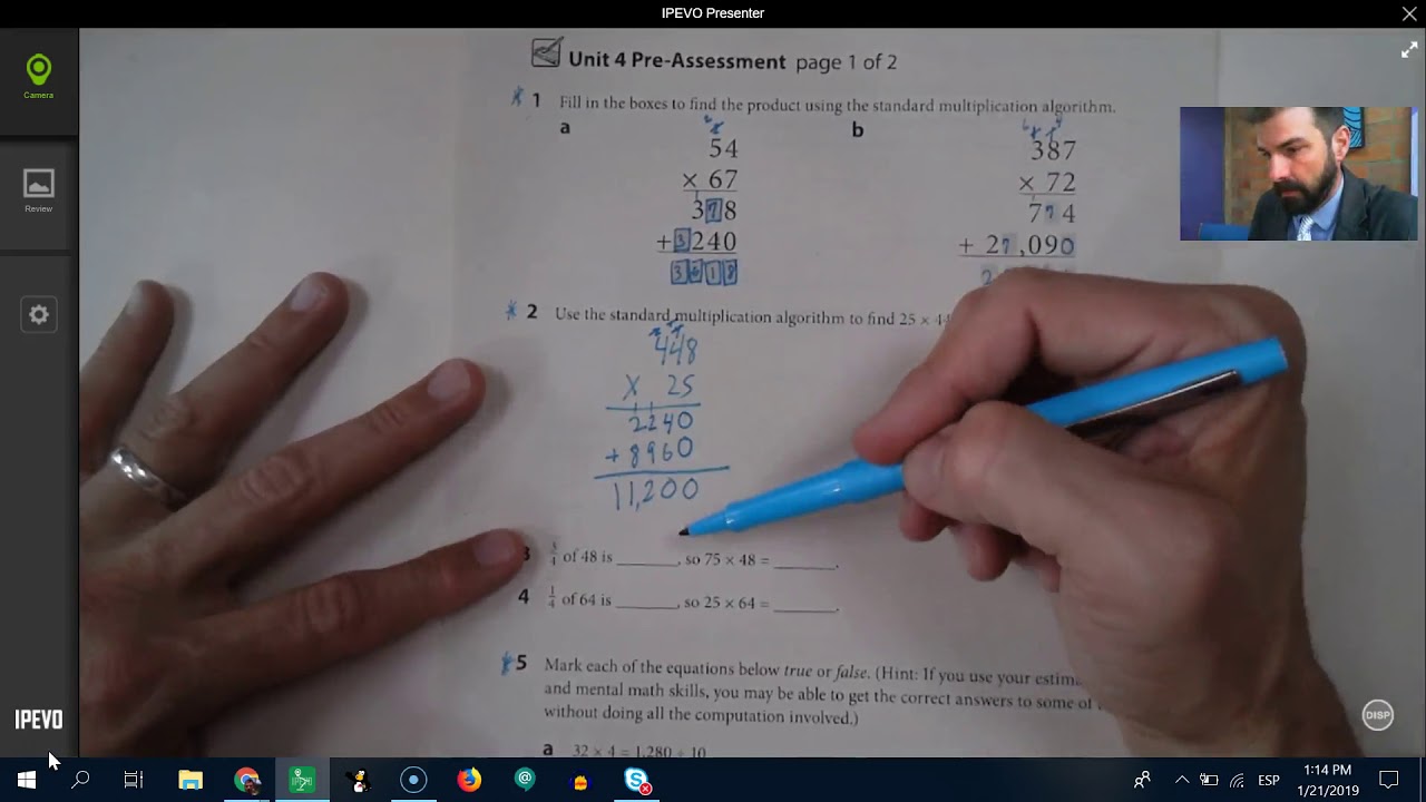 Pre-Assessment Unit 4 Overview