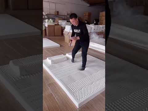 Trampoline latex mattress #shorts #lifehacks