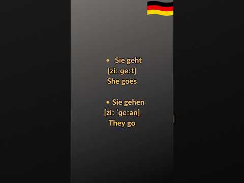 to go in German | gehen