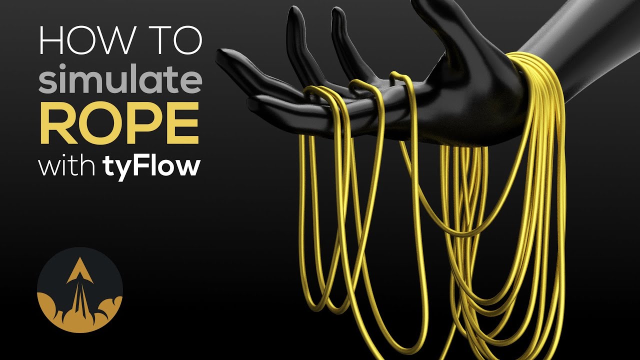 Dynamic Rope tyFlow Tutorial by #RedefineFX