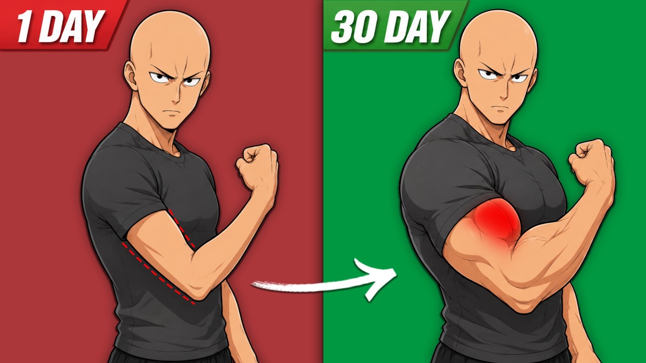 The ONLY 5 Exercises You Need For Bigger Arms (Home Workout)