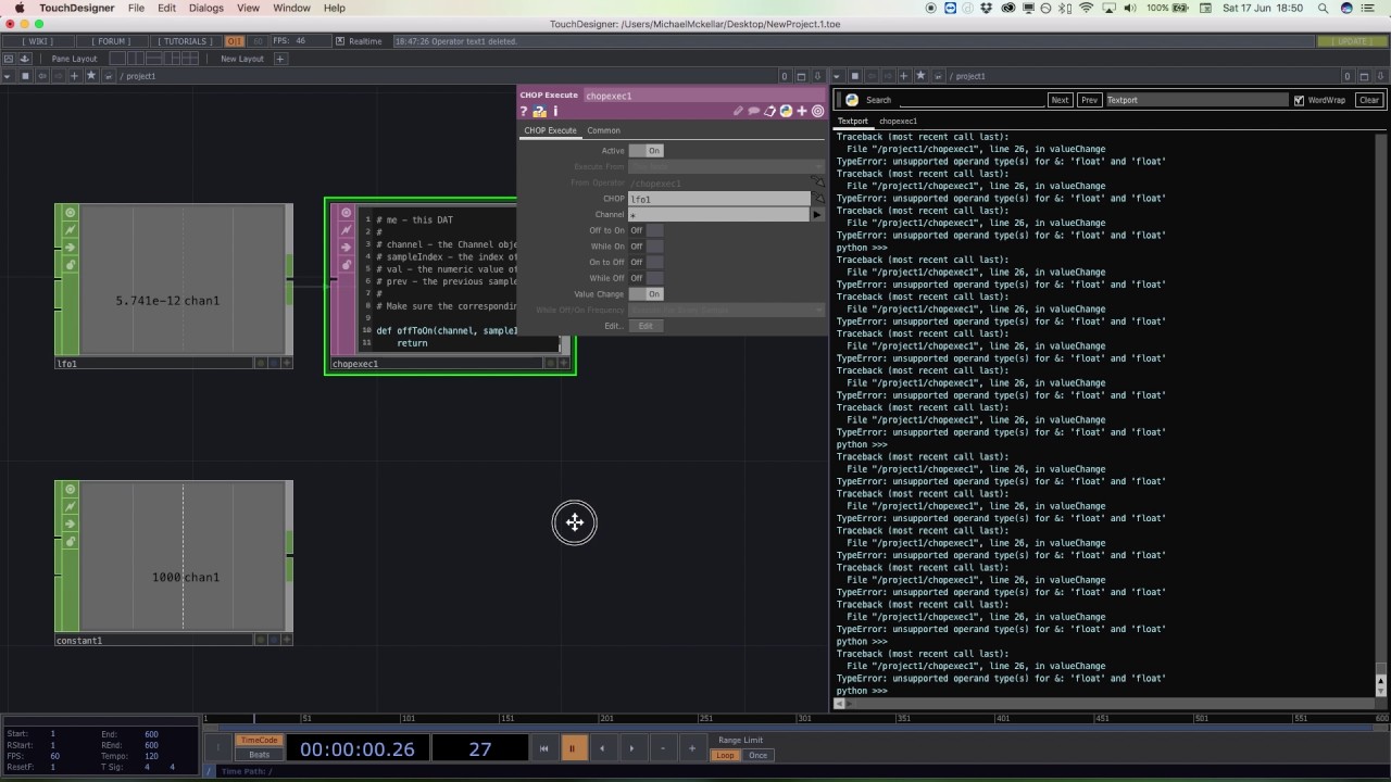 Introduction to Python and Touchdesigner 099 - Part 2