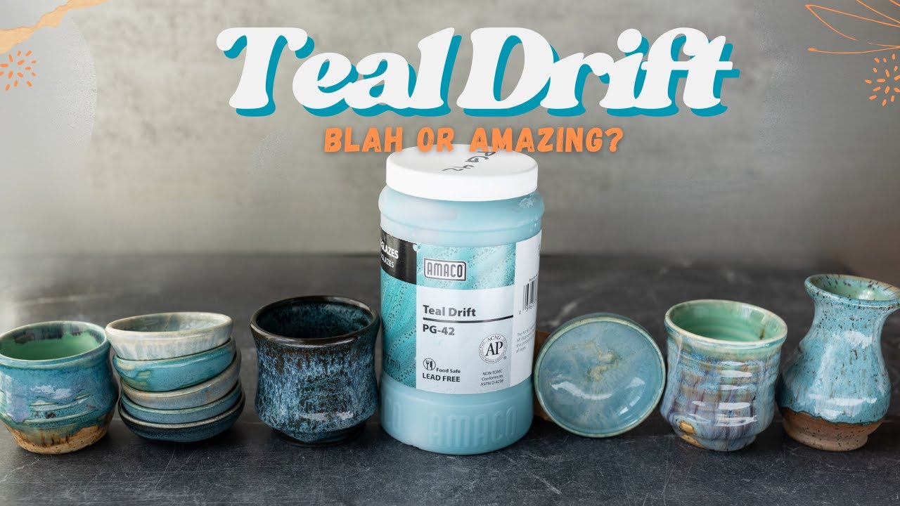 Teal Drift: Amaco Glaze Review