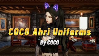 COCO Ahri Uniforms at Skyrim Special Edition Nexus - Mods and Community