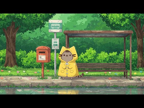 Pusheenโs Rainy Day Lofi ๐ง๏ธ Cozy Lofi Beats for Relax & Study ๐ฑ๐ง๏ธ Soft Chill Beats