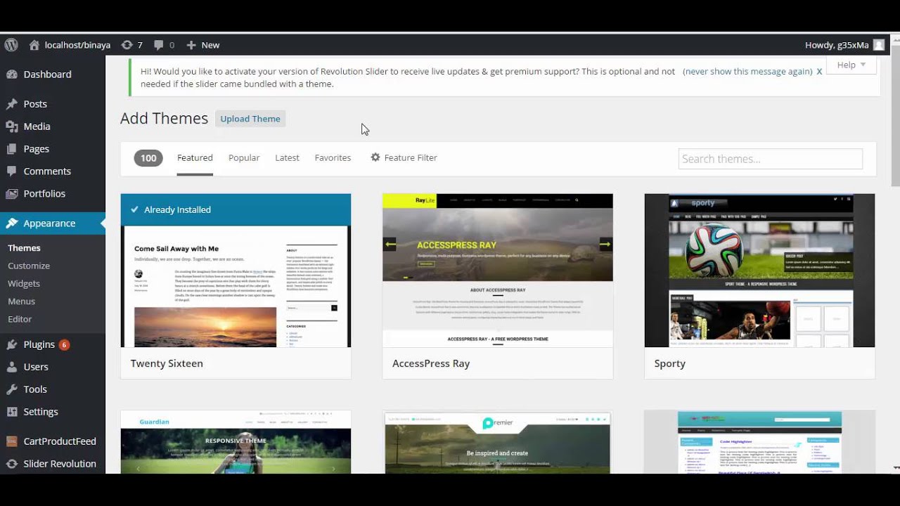 Pure & Simple Theme Installation