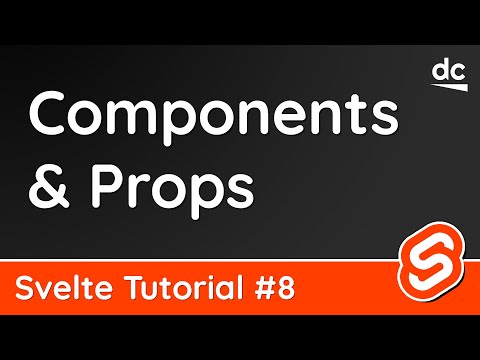 Learn Using Components Props Svelte Tutorial 8 - Mind Luster