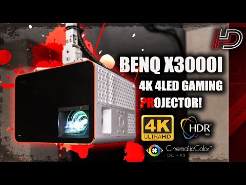 BenQ X3000i 4K 4LED Gaming Projector Review!