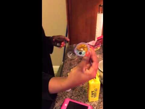 My mom tricked the new Keurig machine to use a k cup adapter