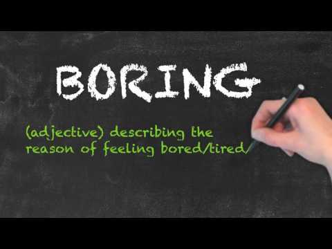 Bored vs Boring | Ask Linda! | English Grammar