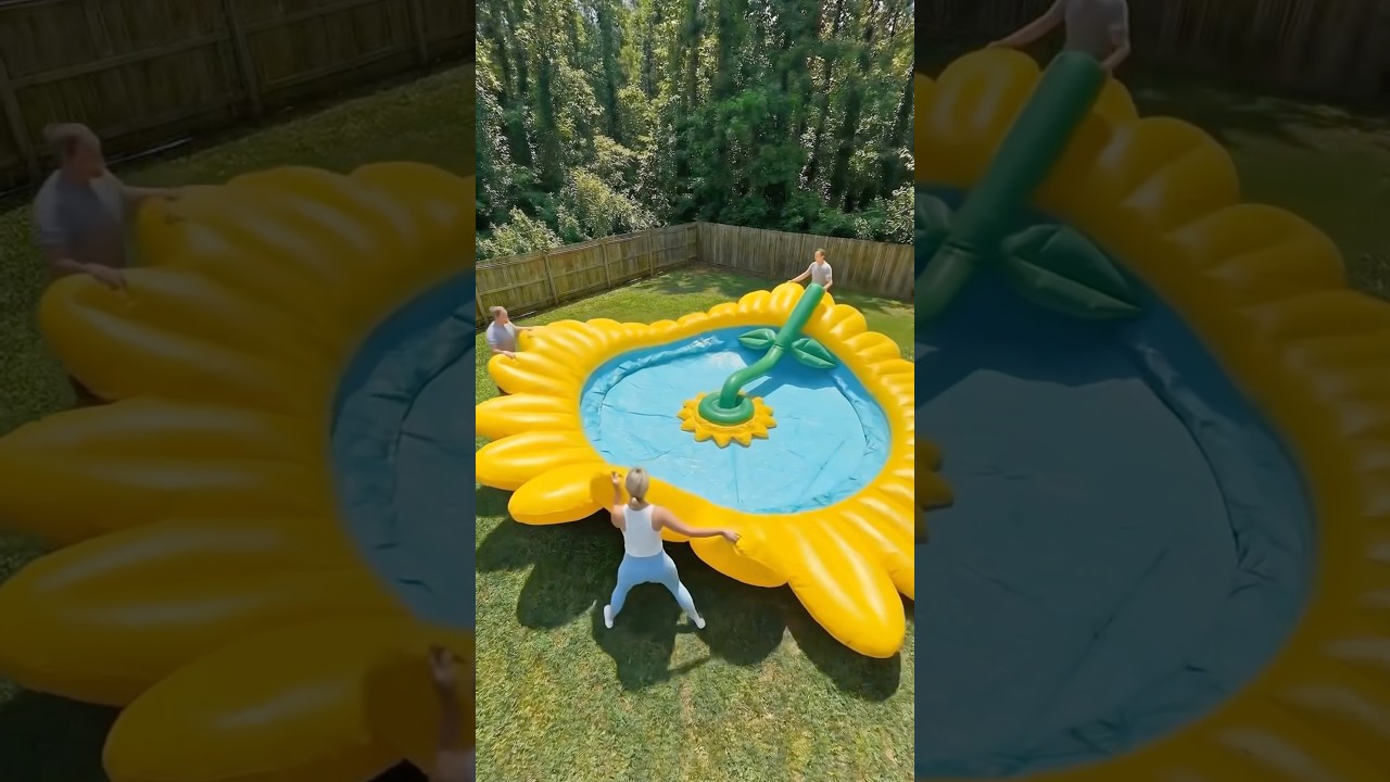 These Giant Sunflower Shower Pools Are the Cutest Way to Cool Off This ...