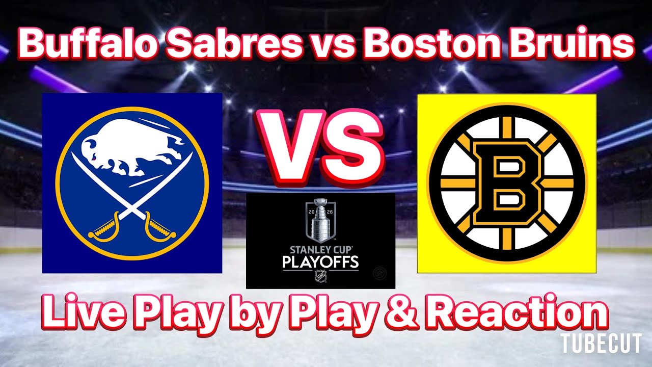 Buffalo Sabres vs Boston Bruins live play by play and reaction
