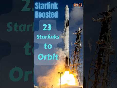 Florida Skies Aglow as SpaceX Launches 23 Starlink Satellites| #starlink #nasa #space #falcon9launch
