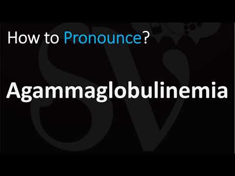 How to Pronounce Agammaglobulinemia? (CORRECTLY)