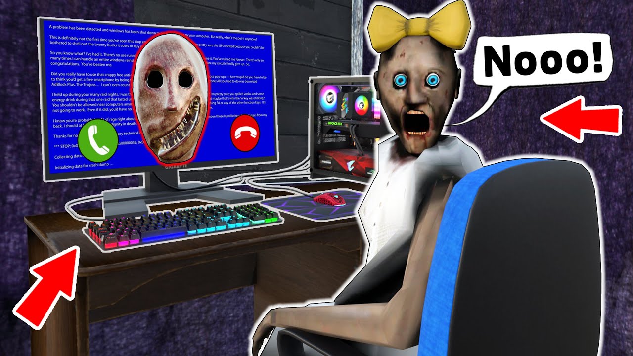 Granny Remake vs little Spider-Man vs Granny vs сall - funny horror animation (p.197)
