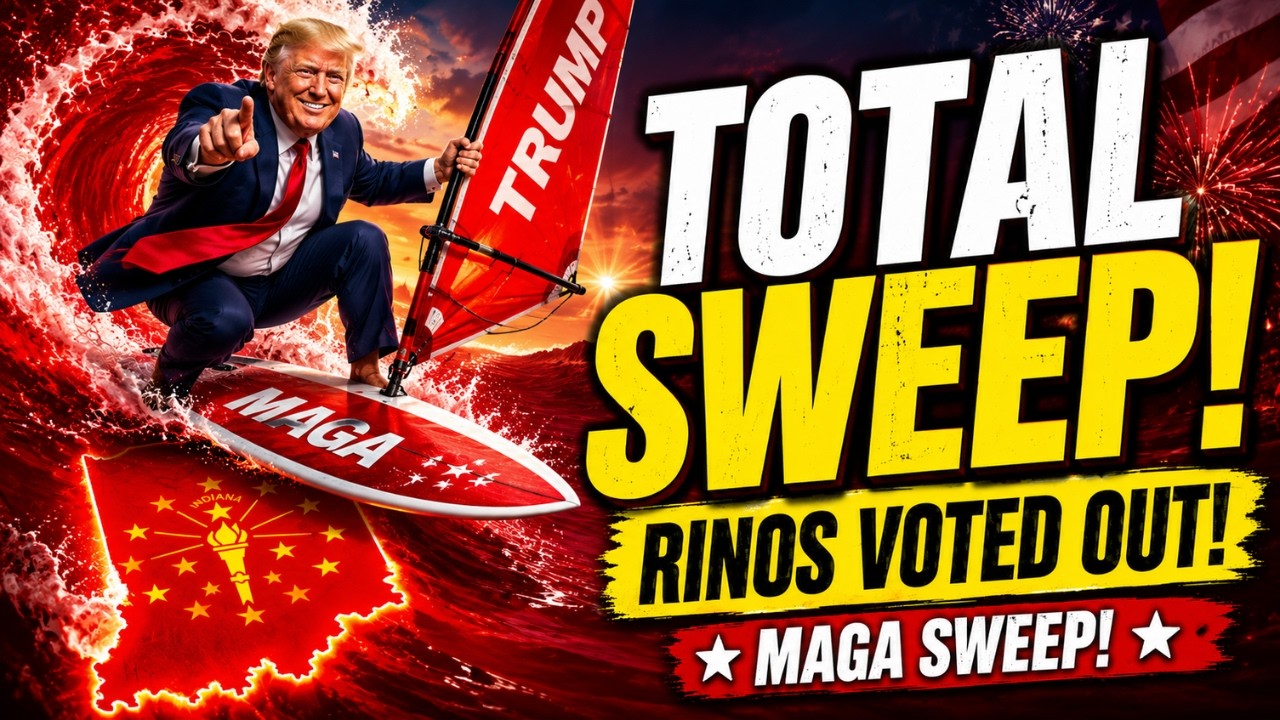 TRUMP MASSIVE VICTORY in Indiana — RINOs VOTED OUT