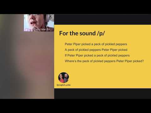 Native American Pronunciation Coach teaching Tongue Twisters to improve Pronunciation