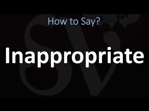 How to Pronounce Inappropriate? (CORRECTLY)